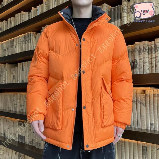 ダウンジャケット メンズ 冬服 防寒 防風 暖かい アウター 中綿ジャケット スタンドカラーダウンコート中綿 厚手 ジップアップ トップス 軽量 上着 カジュアル