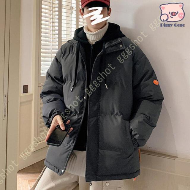 中綿ジャケット メンズ コート ダウンコート アウター ビジネス 紳士 秋 冬 防寒 保温 通気 軽量 中綿 真冬対応 アウトドア 通勤通学 作業 フード付き