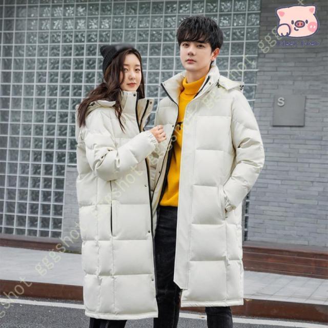 軽量 ロング ダウンコート アウター 外套 上着 ファッション 着痩せ 撥水 秋 冬 寒い冬の日 冬物 冬服 暖かい フード付き 無地 美しいシルエット ゆったり