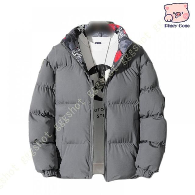 ダウンジャケット メンズ ダウンコート ボリュームネック ストリート スタンドカラー 軽量 保温 アウター 防寒 防風 冬服 冬 彼氏 男性 ジャンパー おしゃれ