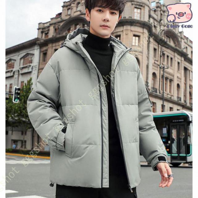 メンズ ダウンジャケット 超軽量 ライト ダウン ジャケット 防寒 防風 暖かい ウルトラライト コート おしゃれ 大きいサイズ フード付き ダウンコート 光沢感