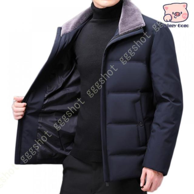 ウルトラライトダウン ジャケット メンズ 光沢感 アウター コート 中綿 スタンドカラー おしゃれ 防寒 シンプル アウトドア 通勤 通学 持ち運び 軽量 撥水