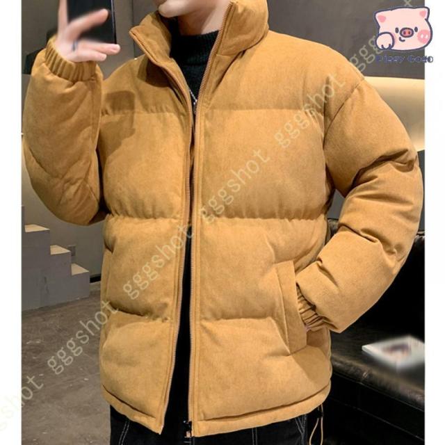 ダウンジャケット メンズ ダウンコート 中綿 厚手 中綿ジャケット 軽量 防寒 防風 ファッション ジップアップ トップス 防寒対策 カジュアル アウター 厚手