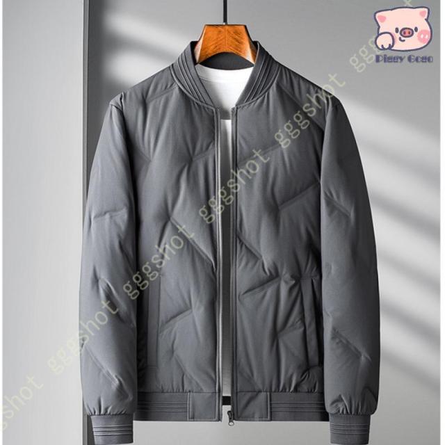 ダウンジャケット 男性用 20代 40代 50代 60代 メンズファッション シンプル 紳士 大人 秋冬服 メンズ アウター コート あったか 暖かい 軽量 立ち襟 黒