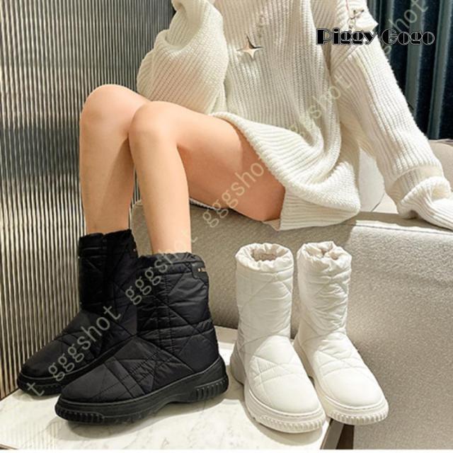 スノーブーツ メンズ レディース 防寒ダウンブーツ 防寒シューズ 防滑アウトソール 防寒 防滑 防寒ブーツ 起毛素材 裏起毛 起毛 ドローコード 防寒靴