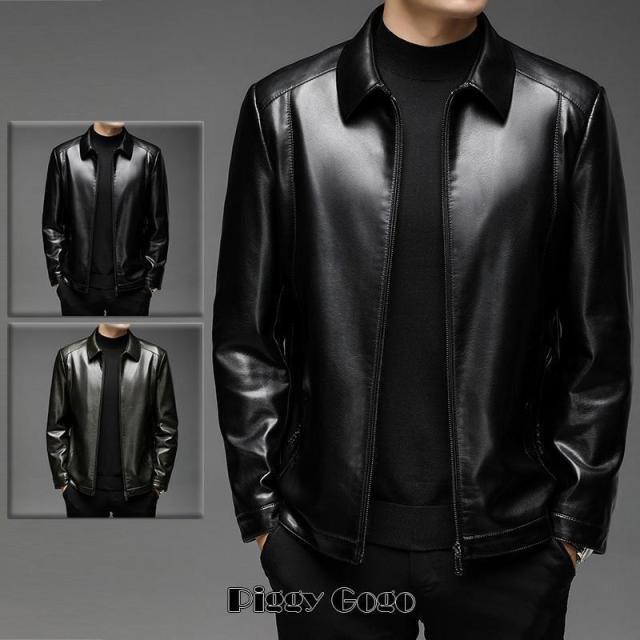メンズ ジャケット レザージャケット 秋 PU革ジャン カジュアル 無地 防風 おしゃれ 秋冬 服