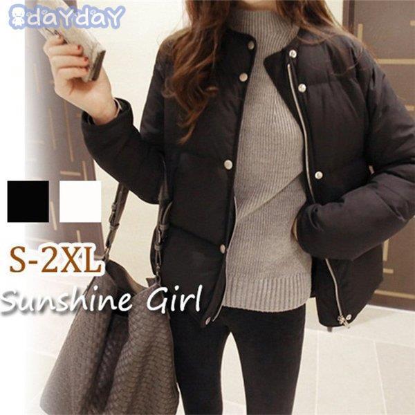 コート ダウンコート レディース 中綿 コート ダウンジャケット 秋冬 40代 カジュアル ダウンコート ダウンジャケット軽量 大きいサイズ ノーカラー アウター