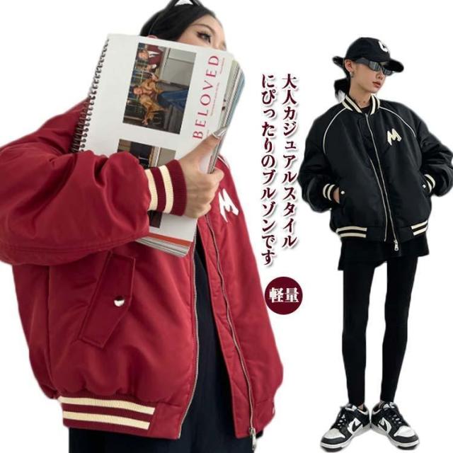 大人 50代 長袖 レディース ジャンパー あったか スタジャン 体型カバー ジャケット 軽量 中綿 ショート コート 20代 30代 40