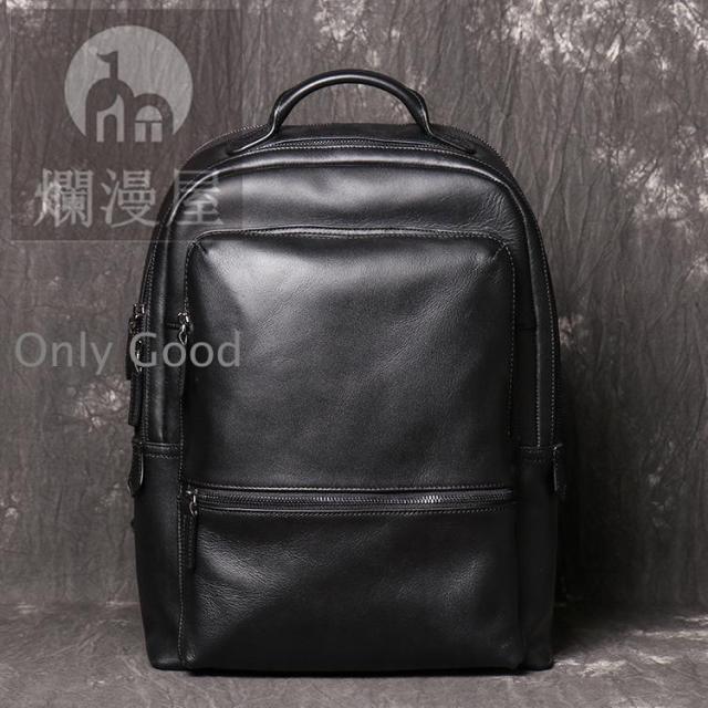 リュック メンズ 本革 牛革 PC収納 A4 レザー 大容量 多機能 革 リュックサック バックパック ビジネスリュック 通勤通学 出張 旅行 ブラック