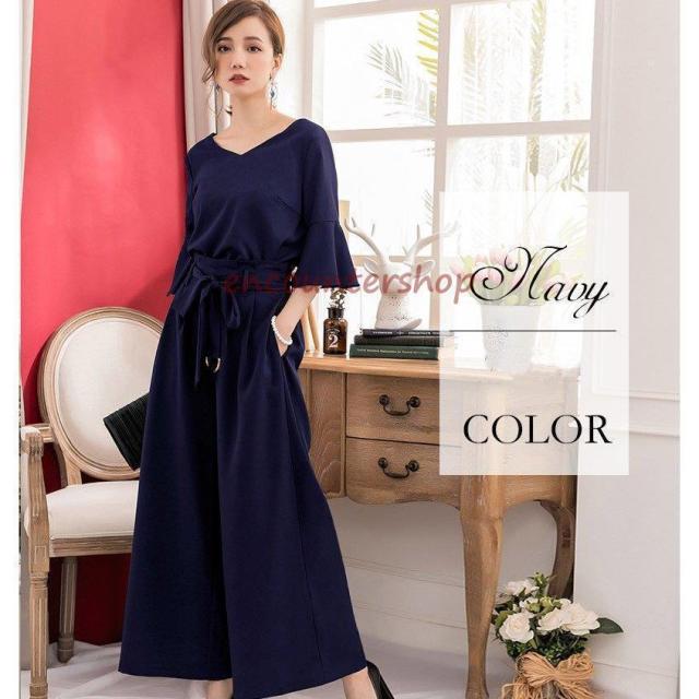 パンツドレス パーティードレス お呼ばれ 結婚式 パンツドレス パンツスタイル ドレス セットアップ 2点セット パーティードレス 20代 30代 40代 50代