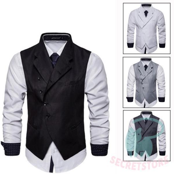 春夏秋冬　ベスト　メンズ　スーツベスト チョッキ　おしゃれ スタイリッシュ ビジネス　レギュラー vest　フォーマルベスト　細身　紳士服　ジレベスト