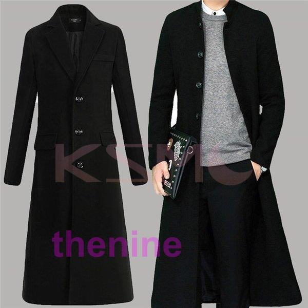 卸売可ロングコートビジネスカシミヤ混メンズコートロング丈アウターコートロングジャケットメルト新作秋冬