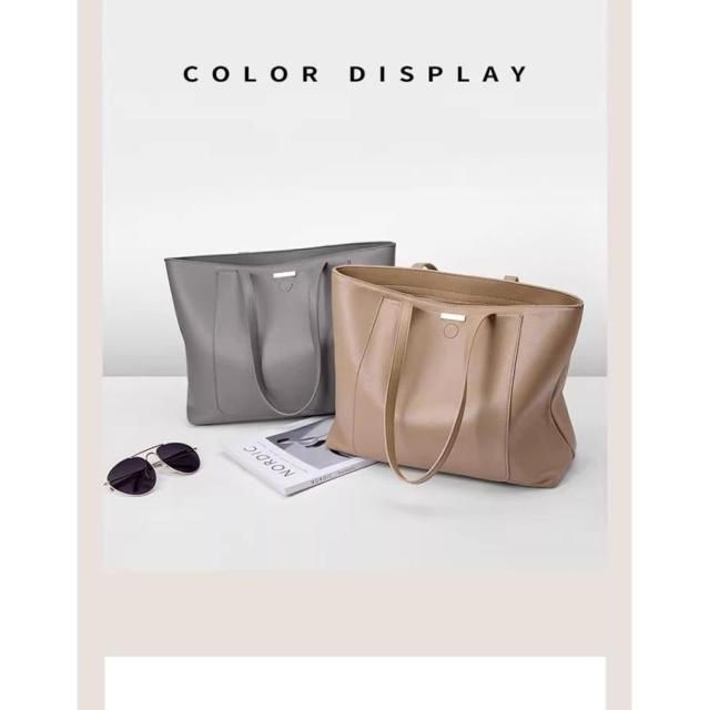 トートバッグ 牛革100% 革 本革 大きめ 耐摩擦 耐久 2WAY A4 B4 14インチPC対応 通勤 通学 カジュアル トート ビジネスバッグ 50代 40代 30代 20代