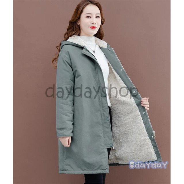 モッズコート レディース 厚手 ジャンパー 裏ボア マウンテン 裏起毛 冬 ロングコート ブルゾン