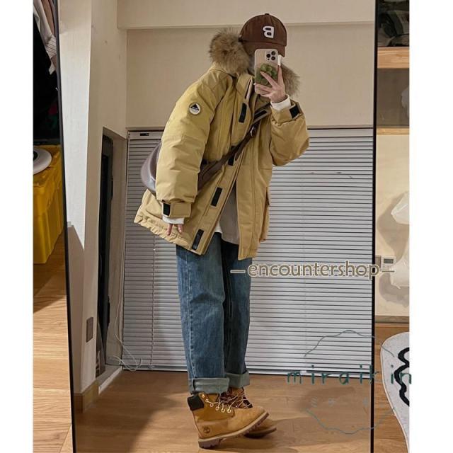 中綿ジャケット レディース 中綿コート ダウンコート ショート丈 フード付き アウター 無地 カジュアル ゆったり 通勤通学 トレンド ファー付き 小柄