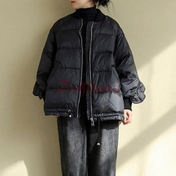 ダウン(86-90%) 秋冬　ダウンコート レディース ダウンコート ショート レディース ダウンジャケット ショート丈　コート アウター ダウン 軽量