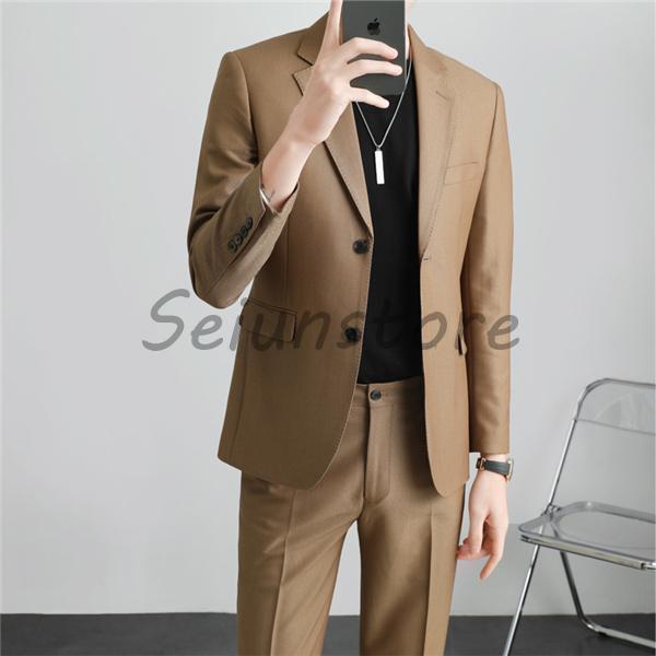 スーツ メンズ テレワーク ビジネス レギュラー オールシーズン 春 夏 秋 冬 2つボタン 結婚式 オフィス 紳士服 カジュアル 普段使い オシャレ