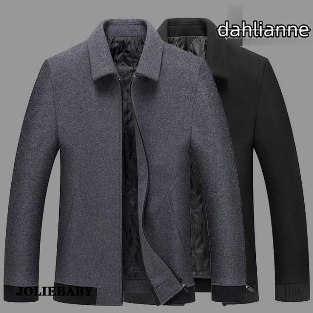 ステンカラーコート メンズ ジップアップ ショート丈 ビジネスコート アウター コート 防寒 防風 40代 50代 60代