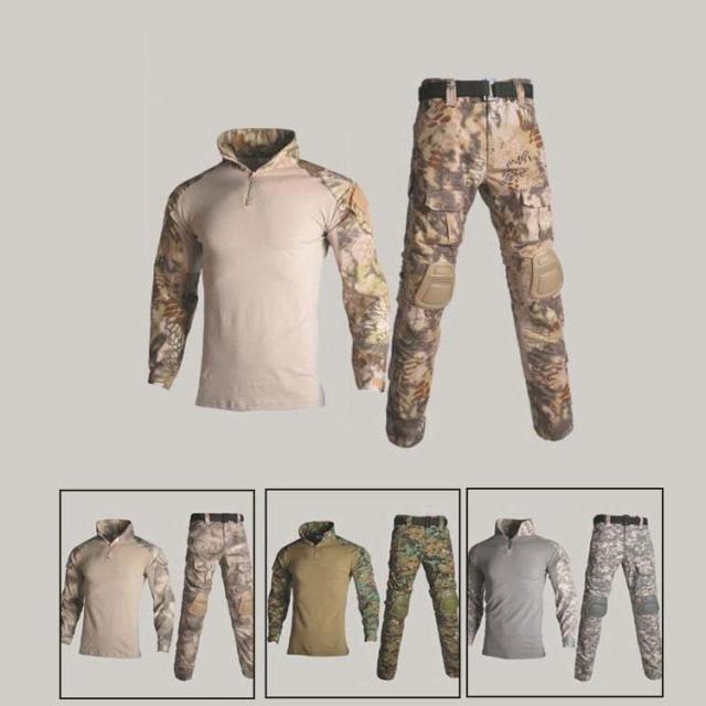 サバゲー装備 迷彩服 上下セット ミリタリーウェア 戦闘服　 サバゲー 2点セット 軍服 アーミー 迷彩柄　ジャケットズボン 男性作業服