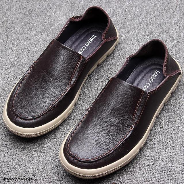 メンズドライビングシューズ 本革 牛革 メンズシューズ カジュアル 耐磨耗 春夏秋冬 スリッ ポン ローファー ローカット メンズ革靴 紳士靴
