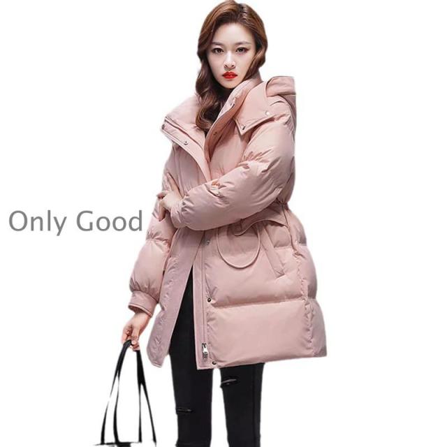秋冬 ダウンコート レディース ダウンコート ミドル丈 フード付き レディース ダウンジャケット ミドル丈 コート アウター 軽量