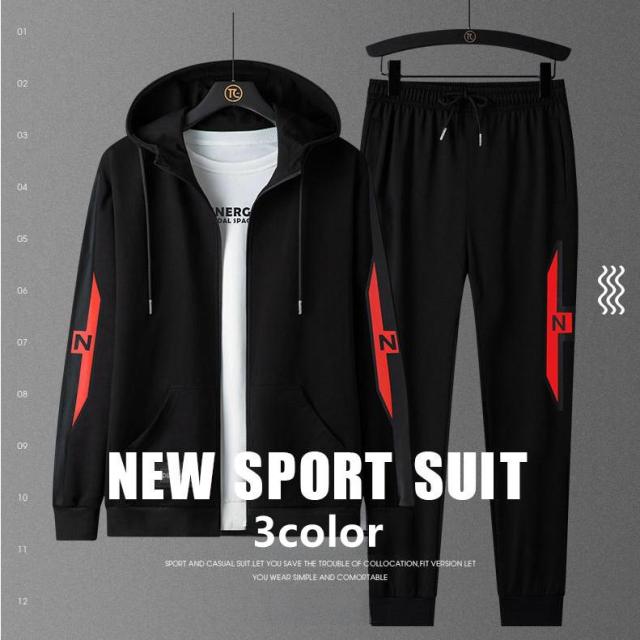 ジャージ メンズ 上下セット パーカー セットアップ フード付き 長袖 秋物 ジップアップパーカー トレーナー 長袖 トップス スウェット 秋服