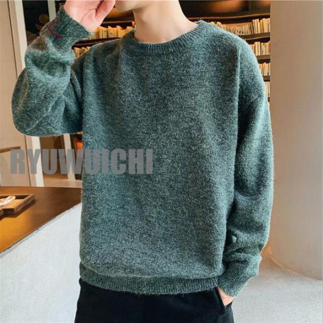 セーター メンズ タートルネック ニット 無地 セーター トップス ハイネック セーター タートルネックセーター プルオーバー