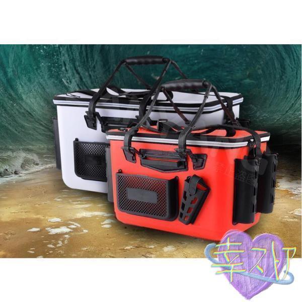 タックルバッグ フィッシングバッグ アウトドア バッカン EVA ロッドスタンド付 釣魚 釣り フィッシング 釣り具 エサ 餌 水汲み 多機能 バケツ 収納 防水 軽量