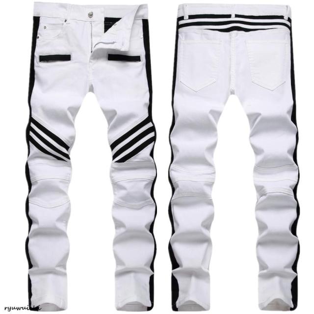 新品★ジーパン デニムパンツ メンズ ダメージ加工 ジーンズ 欧米風 ボトムス スキニー カジュアル 大きいサイズ 春夏秋冬