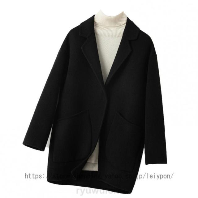 レディース チェスターコート カシミヤ ロング ウール 長袖 ゆったり 秋 冬 アウター テーラード Aライン 秋冬物 冬物 冬服 Aライン 春 アウター 無地 着痩せ