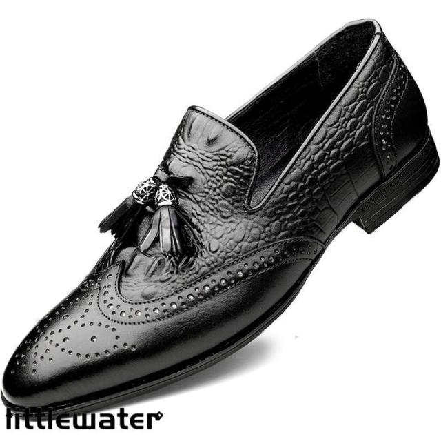 メンズ タッセルローファー ビジネスシューズ 本革 手作り 紳士靴 革靴 ウイングチップ スリッポン 冠婚葬祭 ドライビング カジュアル