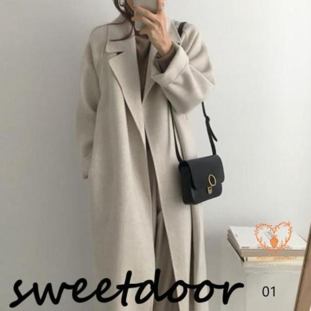 カシミヤ チェスターコート コート レディース 秋冬 ロングコート ウール トレンチコート テーラード チェスター コート アウター 羽織 ロング丈