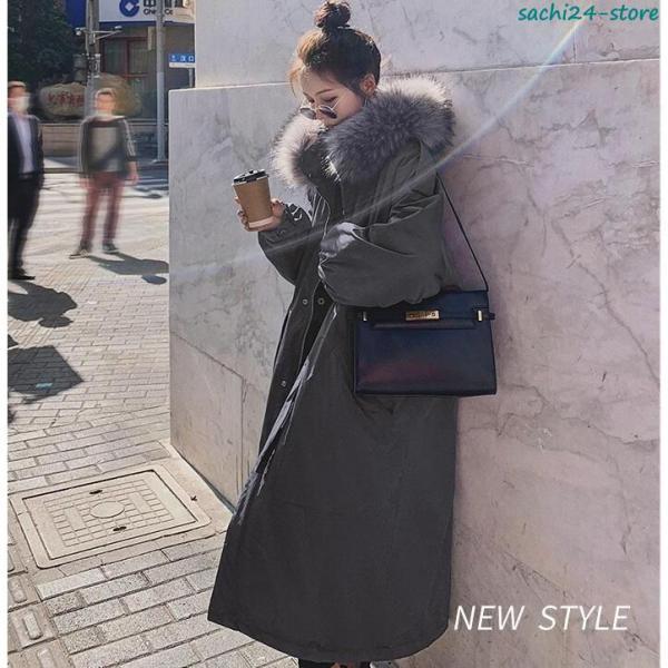 モッズコート レディース 裏ボア フード ファー付き 中綿 超ロングコート ミリタリー コート 防寒着 秋 冬 アウター 大きいサイズ トレンチコート ミリタリーコ