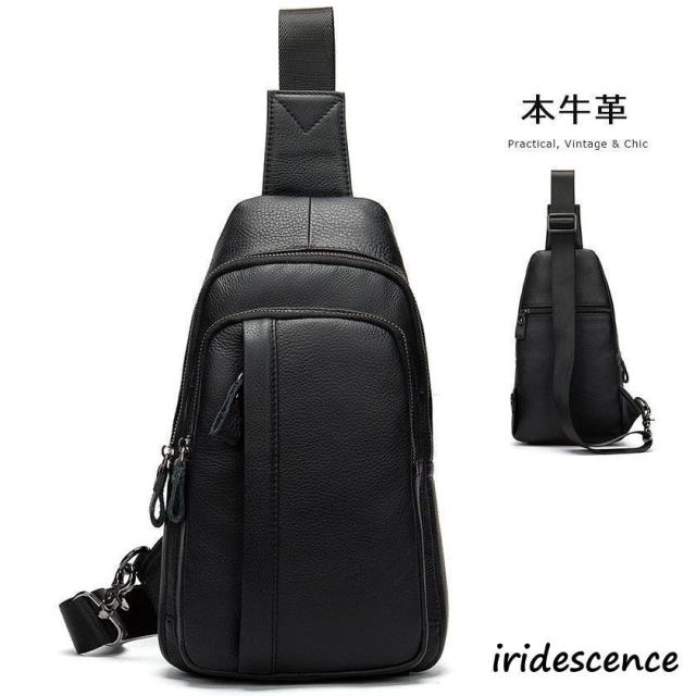 ボディバッグ ショルダーバッグ ワンショルダー 斜め掛けバッグ メンズ 本革 牛革 レザー 革 レザーバッグ 肩掛け 小物入れ 手ぶらバッグ オシャレ 父の日