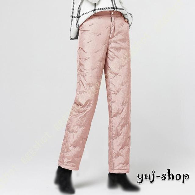 ダウンパンツ 中綿パンツ 暖パン 防寒パンツ レディース 中綿入り ダウンパンツ スキニーパンツ ロングパンツ ハイウエスト 暖かい 保温パンツ スキーパンツ