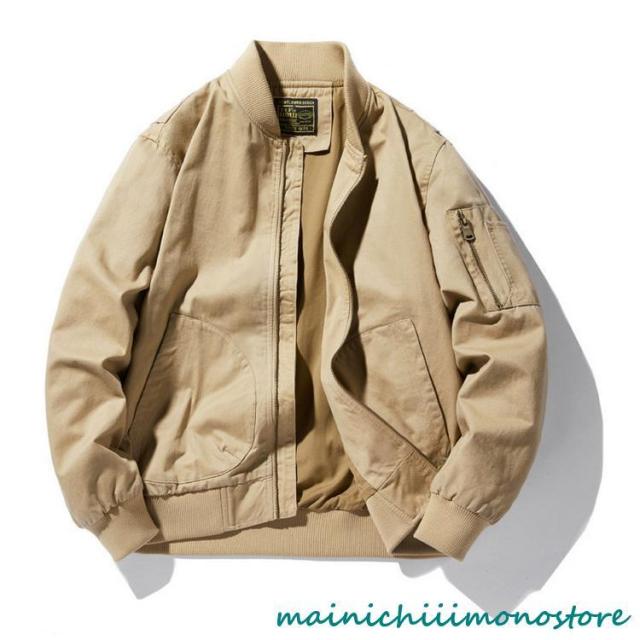 メンズ ミリタリージャケット ジャケット はおり ジャンパー 秋物 秋冬 ジャンパー ブルゾン ファッション