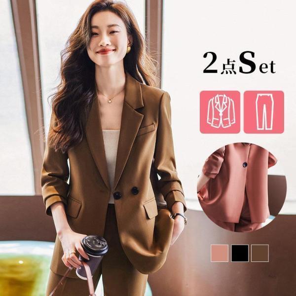 【爆買】卒業式 服 母 服装 パンツスーツ セレモニースーツ 卒園式 ママ 入学式 スーツ レディース 母親 パンツ 2点セット セットアップ 40代 50代 30代 OL