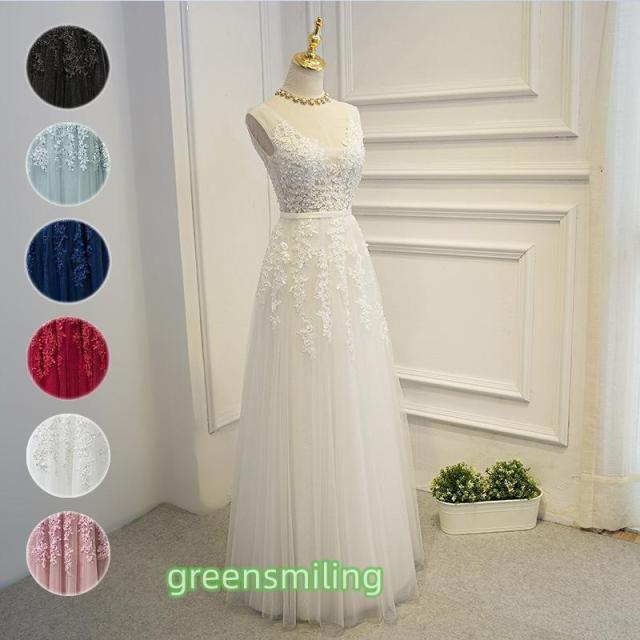 12タイプ カラードレス 袖付き/袖なし ロングドレス パーティー 発表会 演奏会 ステージドレス コンクール コンサート イブニングドレス 結婚式 花嫁