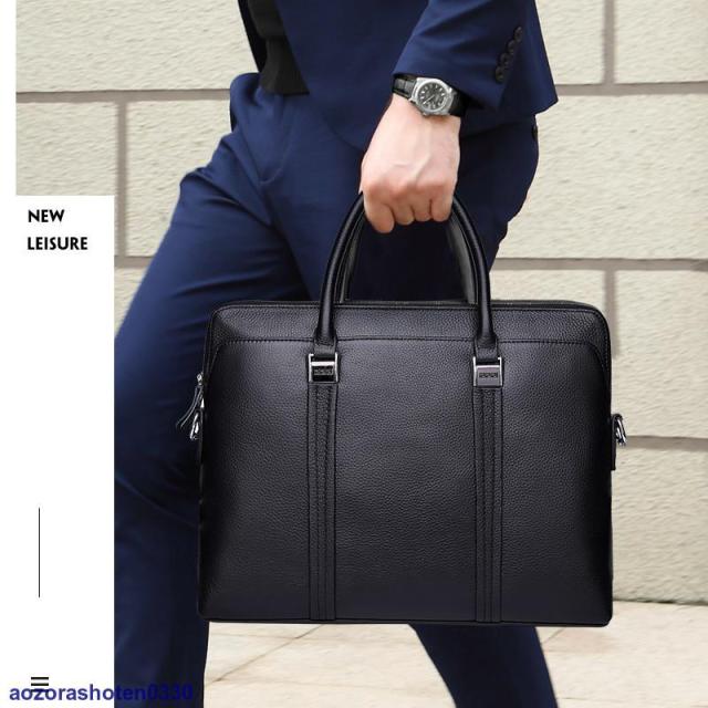 ビジネスバッグ メンズ 大容量 ブリーフケース PCバッグ A4対応 15.6インチ 撥水加工 pc収納 通勤