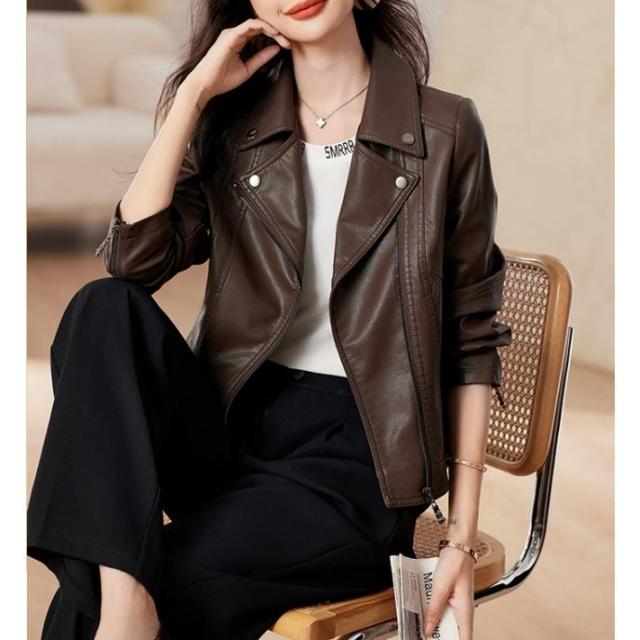 レディース革ジャン 本革 秋冬 レザージャケット ライダースジャケット バイクウェア シングル 女性用 上品 防寒防風
