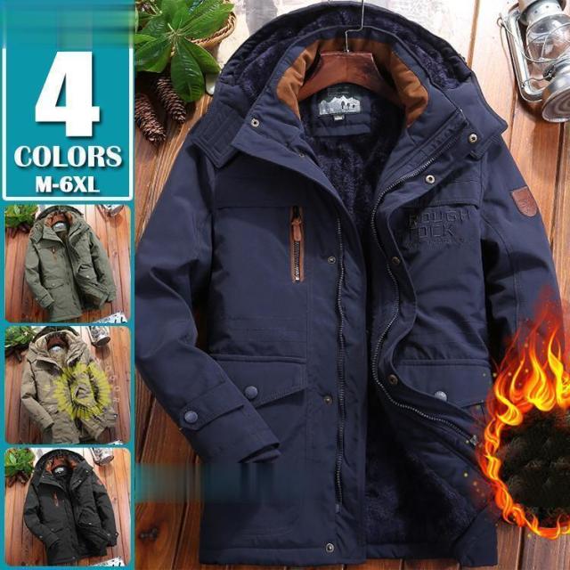 ミリタリージャケット メンズ ボアブルゾン ジャケット コート 防寒 裏起毛 暖かい ジャンバー アウター 登山 秋冬 冬用コート