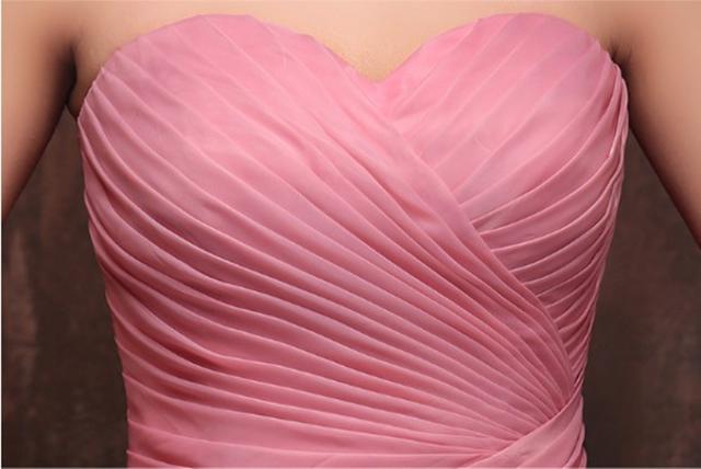 ピンク ウェディングドレス カラードレス ロングドレス パーティー