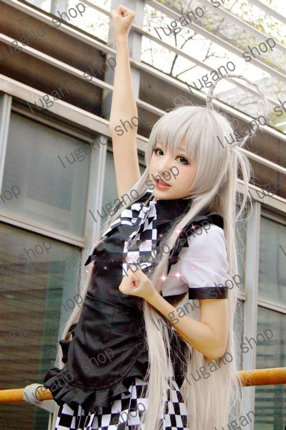 這いよる！ニャルアニ 奈亜子　　風　衣装＋ウイッグ　コスチューム、コスプレ 衣装