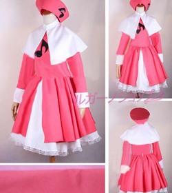 カードキャプターさくら☆木之本桜（きのもと さくら）　音楽桜ちゃん　コスプレ衣装 cosplay コスチューム