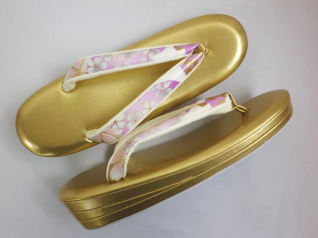 草履バッグセット 大きいサイズ ３Ｌ 26.5ｃｍ 日本製 白金ぼかし地桜桜 振袖 成人式 卒業式 袴 訪問着 着物 振袖用 XＬ 26ｃｍ