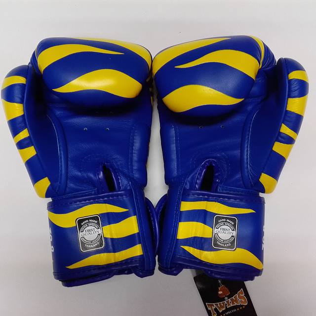 新品 正規 TWINS 本格 ボクシンググローブ Z青黄 /サイズ選択/8/10/12