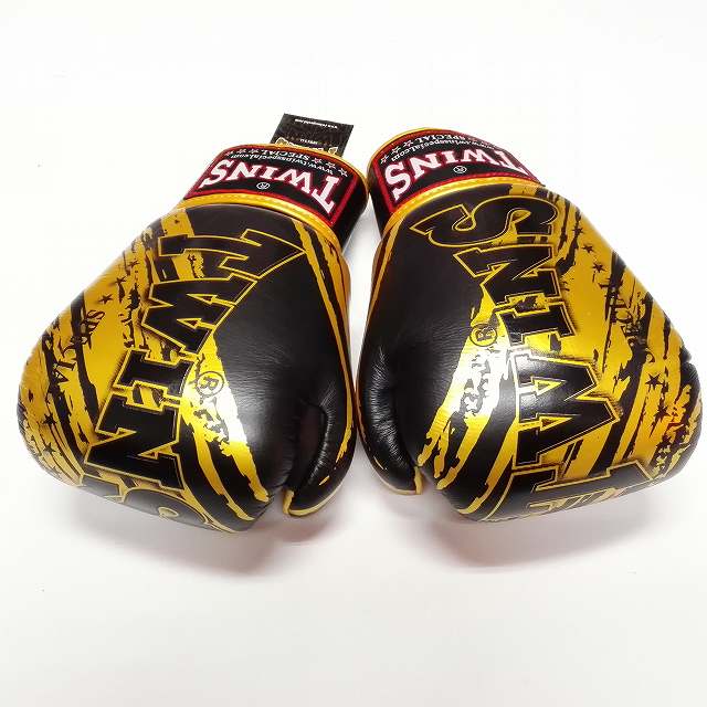 新品 正規 TWINS 本格 ボクシンググローブ TW黒金 /サイズ選択/8/10/12/14/16/大人用/子供用/ムエタイ/本革製/マジックテープ式/通販