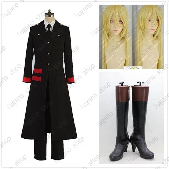 ノラガミ 野良神  ARAGOTO　毘沙門天（びしゃもんてん）　ヴィーナ　風　ハロウィン   コスプレ衣装+ウィッグ+ブーツ