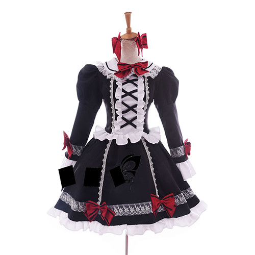 デート&ア&ライブ 時崎狂三コスプレ衣装 COS 高品質 新品 Cosplay アニメ コスチューム