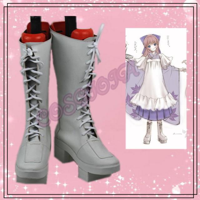 ボカロ ボーカロイド VOCALOID  巡音ルカ☆コスプレブーツ  靴 アニメ シューズ クリスマス ハロウィン イベント コミケ変身 パーティ